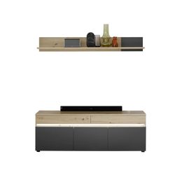 HBZ-MEBLE Lowboard mit Wandboard DUBLIN