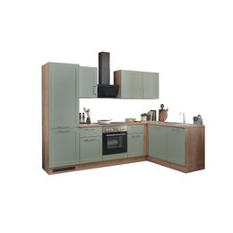 K&uuml;chenblock mit E-Ger&auml;ten HASTINGS (Ecke-K&uuml;hlschrank) II
