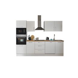 K&uuml;chenblock mit E-Ger&auml;ten CORNWALL (Zeile-Backofen-Mikrowelle) III