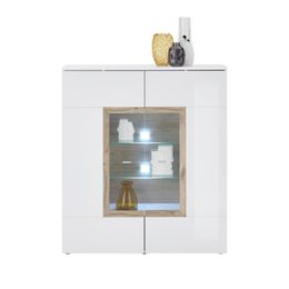 Highboard inkl. Beleuchtung BR&Uuml;NN