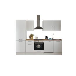 K&uuml;chenblock mit E-Ger&auml;ten CORNWALL (Zeile-Geschirrsp&uuml;ler-K&uuml;hlschrank) I