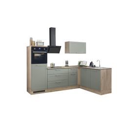 K&uuml;chenblock mit E-Ger&auml;ten HASTINGS (Ecke-Hochschrank) II
