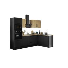 K&uuml;chenblock mit E-Ger&auml;ten CORNWALL (Ecke-Backofen-Mikrowelle) IV