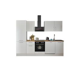 K&uuml;chenblock mit E-Ger&auml;ten CORNWALL (Zeile-Geschirrsp&uuml;ler-K&uuml;hlschrank) II