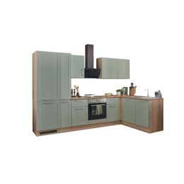 K&uuml;chenblock mit E-Ger&auml;ten HASTINGS (Ecke-K&uuml;hlschrank-Apotheker) II