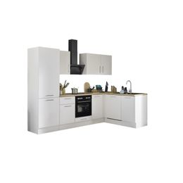 K&uuml;chenblock mit E-Ger&auml;ten CORNWALL (Ecke-Geschirrsp&uuml;ler-K&uuml;hlschrank) II