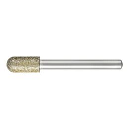 Pferd TOOLS Diamant-Schleifstift Walzenrund &Oslash;10,0mm Schaft-&Oslash;6 mm D357 (grob) zum Schleifen von GFK/CFK (36431057)