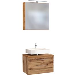 Held Waschbeckenunterschrank 60 mit Spiegelschrank DAVOS