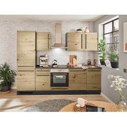 K&uuml;chenblock mit E-Ger&auml;ten JAZZ 8 (Zeile-K&uuml;hlschrank) III