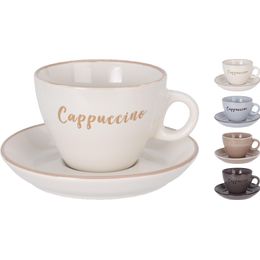 Koopmann Cappuccinotasse mit Untertasse EH
