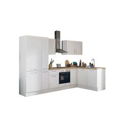 K&uuml;chenblock mit E-Ger&auml;ten CORNWALL (Ecke-K&uuml;hlschrank-Apotheker) I