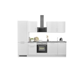 K&uuml;chenblock mit E-Ger&auml;ten HASTINGS (Zeile-K&uuml;hlschrank) I