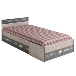 Parisot Jugendbett 90 x 200 cm mit Schubk&auml;sten FABRIC 10