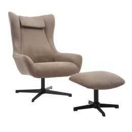 Salesfever Sessel mit Hocker 367834