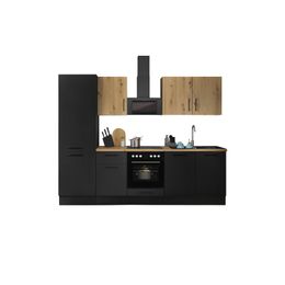 K&uuml;chenblock mit E-Ger&auml;ten CORNWALL (Zeile-K&uuml;hlschrank) IV