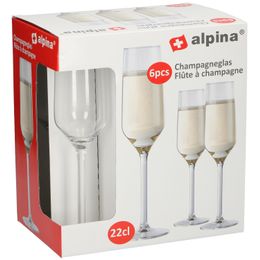 Sektgl&auml;ser Set 6tlg. ALPINA