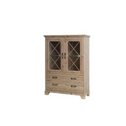 FORTE Highboardvitrine mit Beleuchtung NEPAL