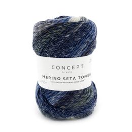 Merino Seta Tones von Katia, Grau-Jeans, aus Schurwolle