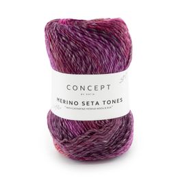Merino Seta Tones von Katia, Ros&eacute;, aus Schurwolle