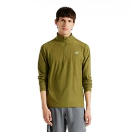 New Balance Space Dye 1/4 Zip Shirt Herren