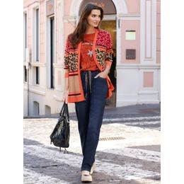 Longstrickjacke