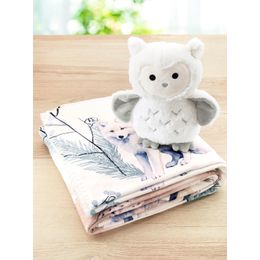 Decke mit Eule