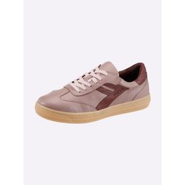 Andrea Conti Damen Sneaker, Lila, Gr. 37, Sneakers & Schn&uuml;rer, Material: Rindsleder