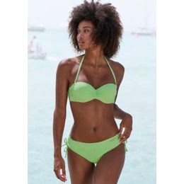 Venice Beach Damen Bikini-Hose, Gr&uuml;n, Gr. 34, Bikinihosen, Material: Polyamid