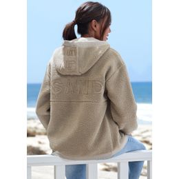 ELBSAND Damen Fleecejacke, Braun, Gr. 38, Jacken, Material: Polyester