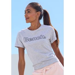 Damen T-Shirt, Bunt, Gr. 44/46, Bench. Loungewear, T-Shirts, 100% Baumwolle
