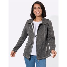 Strickfleece-Jacke