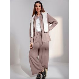 Heine Damen Jacke, Braun, Gr. 36, Mode, Material: Modal