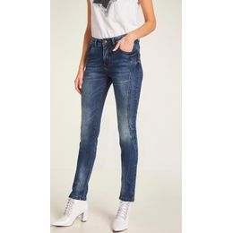 Heine Damen R&ouml;hrenjeans, Schwarz, Gr. 17, Skinny, Material: Baumwolle