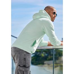 John Devin Damen Hoodie, Blau, Gr. M (48/50), Herrenmode, Material: Baumwolle