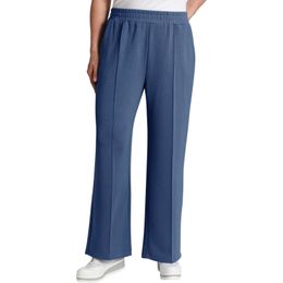 CR&Eacute;ATION L Damen Jerseyhose in weich flie&szlig;ender Qualit&auml;t jeansblau Gr&ouml;&szlig;e 38
