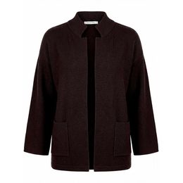 Peter Hahn - Strickjacke, braun, Gr. 44 / L - Schurwolle
