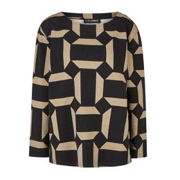 Doris Streich - Sweatshirt mit 3/4-Arm, schwarz, Gr. 54 / XXL