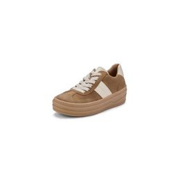 Peter Hahn Gabor - Plateau-Sneaker, braun, Gr. 36 - Leder