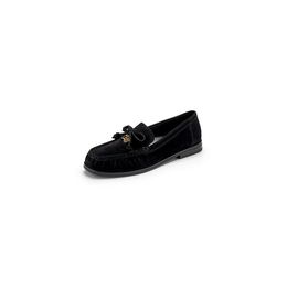 Peter Hahn Gabor - Slipper, schwarz, Gr. 38 - Leder
