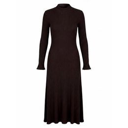 efixelle - Jersey-Kleid, braun, Gr. 46 / L - Baumwolle