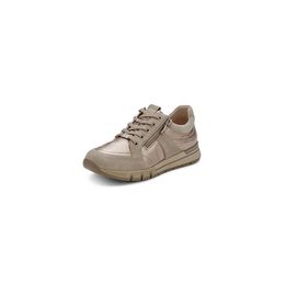 Caprice - Sneaker, beige, Gr. 39 - Leder
