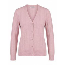 Peter Hahn - Strickjacke, ros&eacute;, Gr. 42 / M - Schurwolle