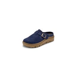 Peter Hahn Josef Seibel - Plateau-Pantoffel Carmaux, blau, Gr. 41 - Leder