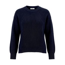 Peter Hahn - Rundhals-Pullover aus Kaschmir, blau, Gr. 38/40 - Kaschmir