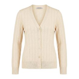 Peter Hahn - Strickjacke, weiss, Gr. 36 / S - Schurwolle
