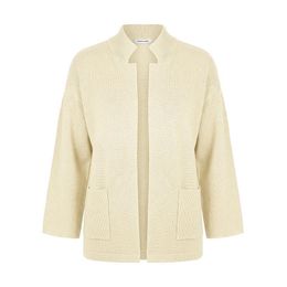 Peter Hahn - Strickjacke, weiss, Gr. 50 / XL - Schurwolle