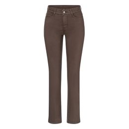 Peter Hahn Mac - Straight Fit-Jeans Modell Dream, braun, Gr. 44 / L - Baumwolle