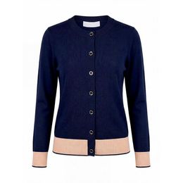 Peter Hahn St. Emile - Strickjacke, blau, Gr. 36 / S