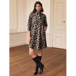 Peter Hahn - Kleid mit 3/4-Arm, beige, Gr. 40 / M