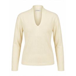 Peter Hahn - Pullover, weiss, Gr. 40 / M - Schurwolle
